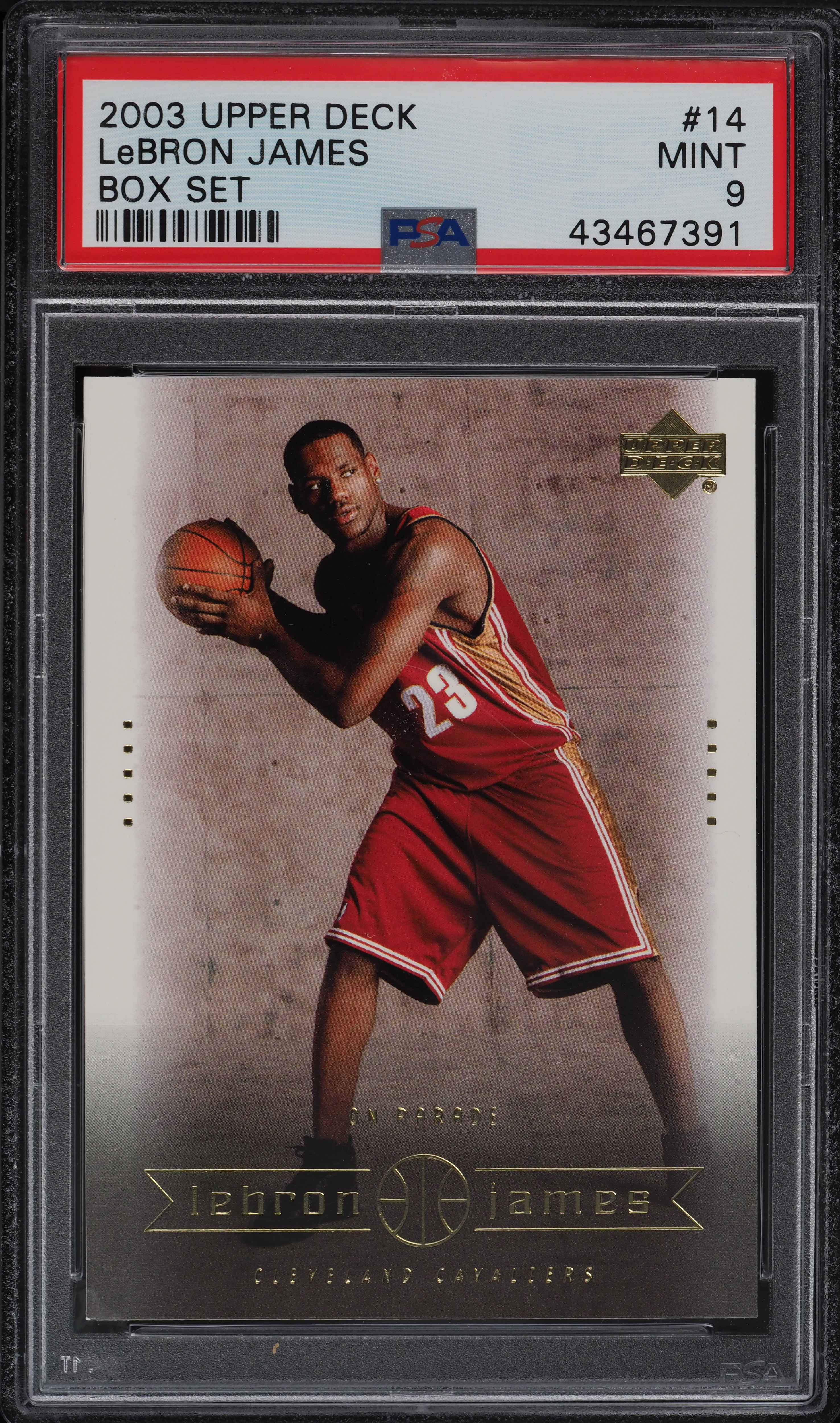 lebron james 2003 upper deck