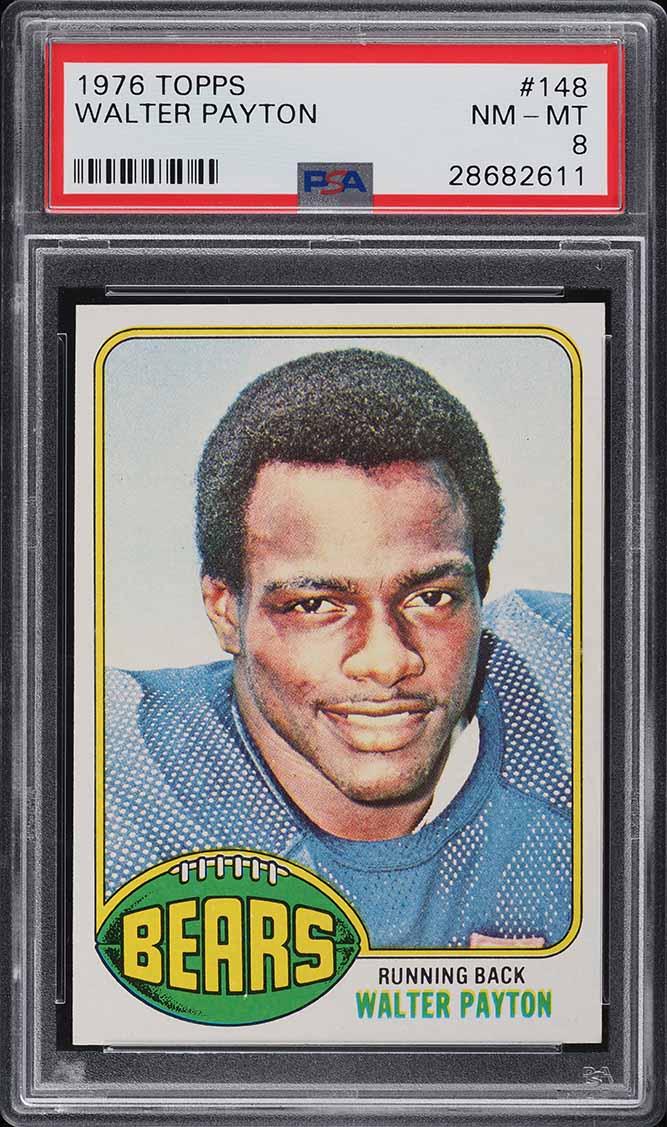 1976 Topps Football Walter Payton ROOKIE #148 PSA 8 NM-MT (PWCC-E) on ...