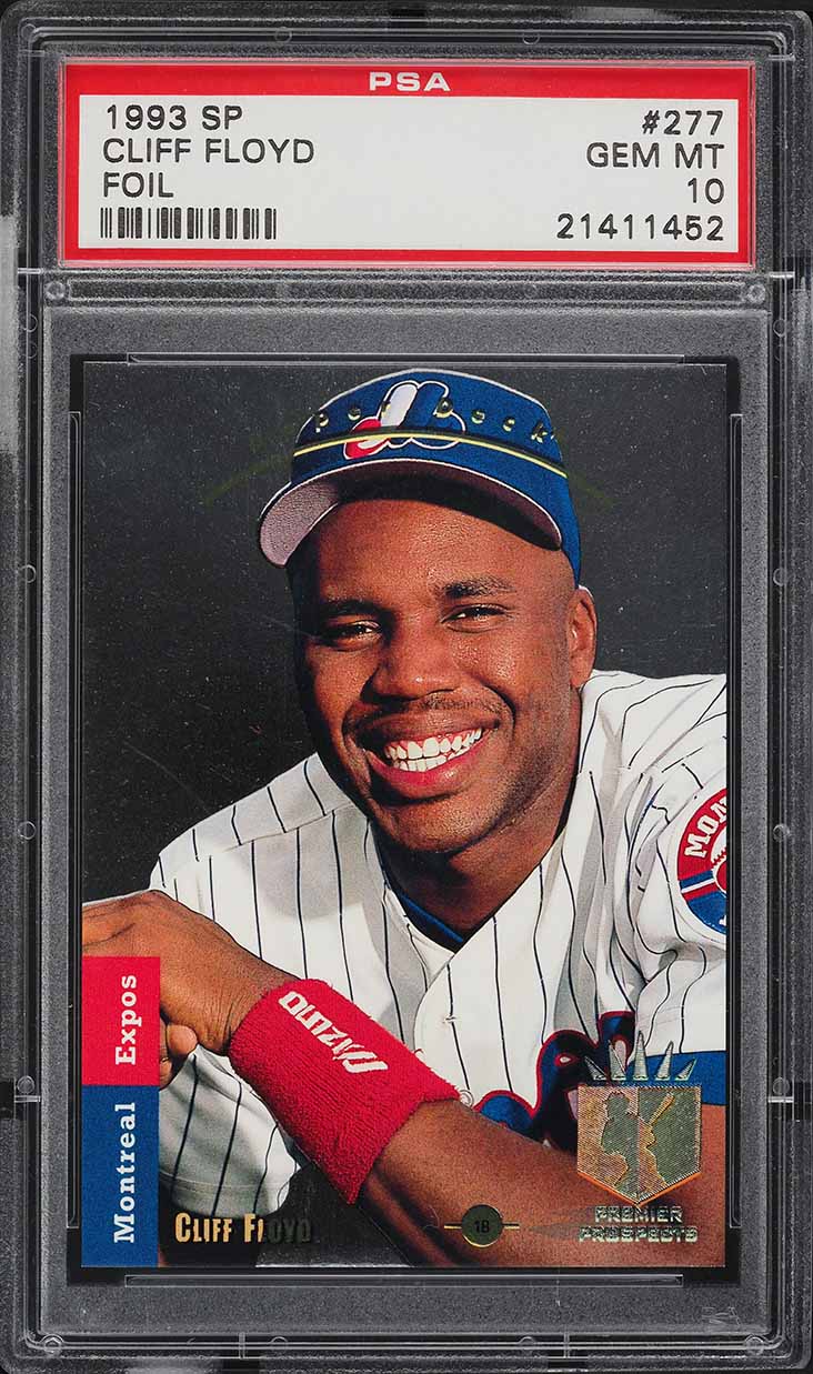 1993 SP Foil Cliff Floyd ROOKIE #277 PSA 10 GEM MINT on Fanatics Collect