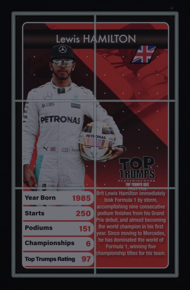 2022 Top Trumps Formula 1 F1 Grand Prix Heroes Lewis Hamilton MBA AUTH ...