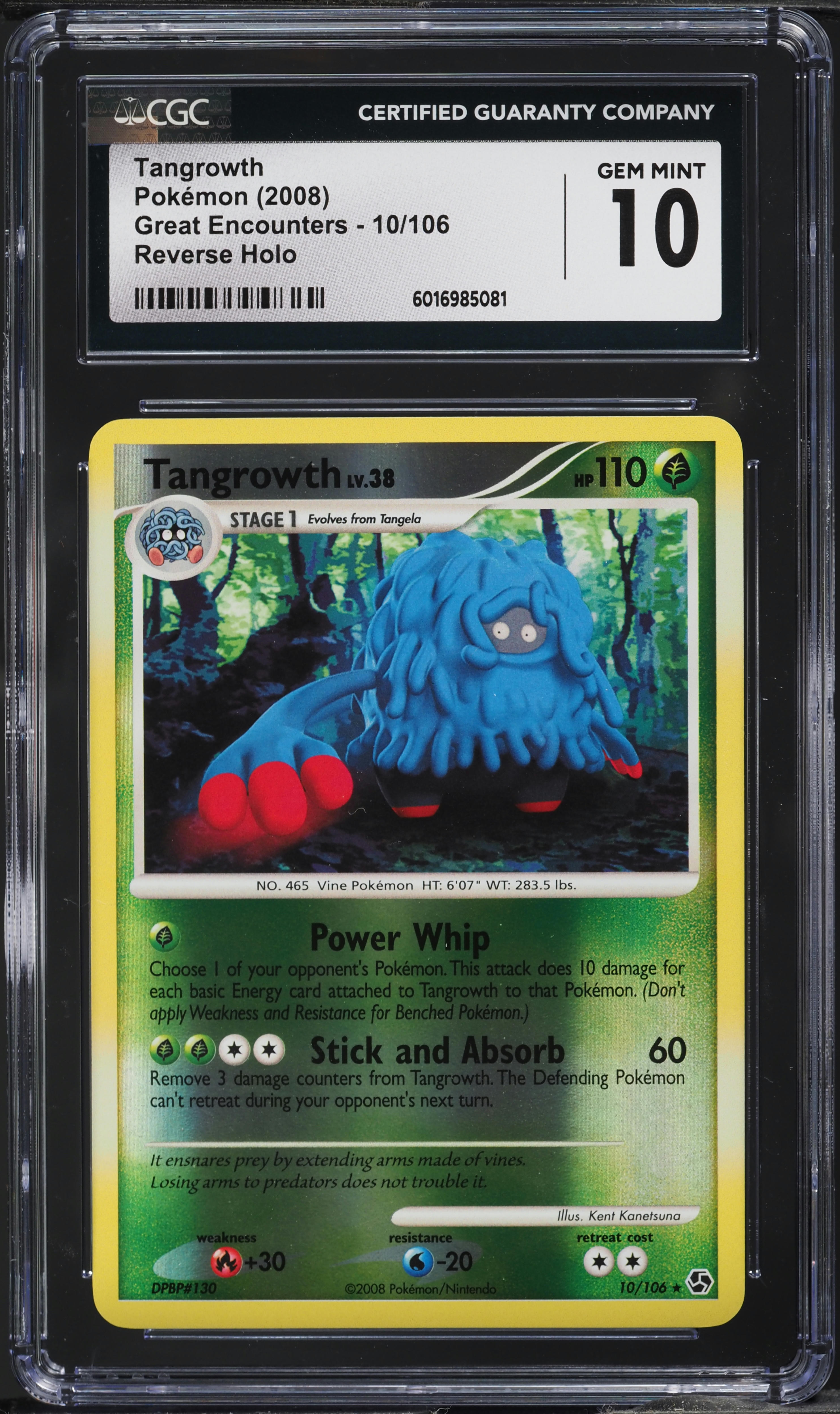 Tangrowth Rare Card