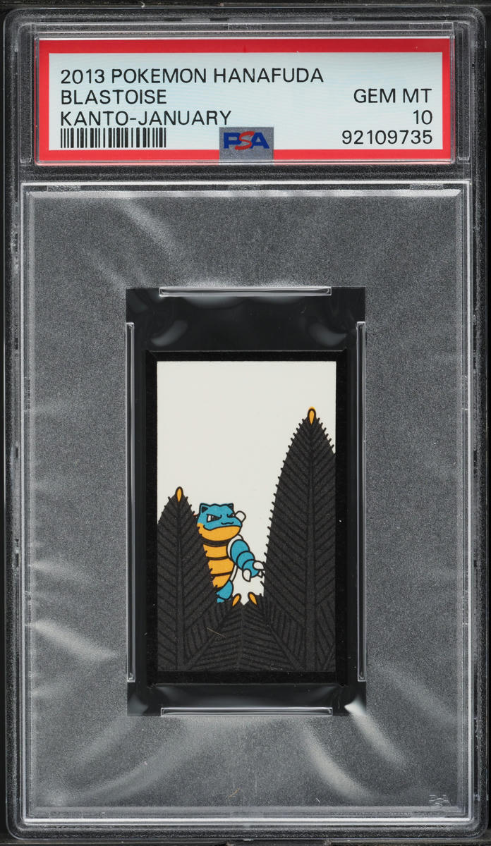 2013 Pokemon Hanafuda Kanto January Blastoise PSA 10 GEM MINT on ...