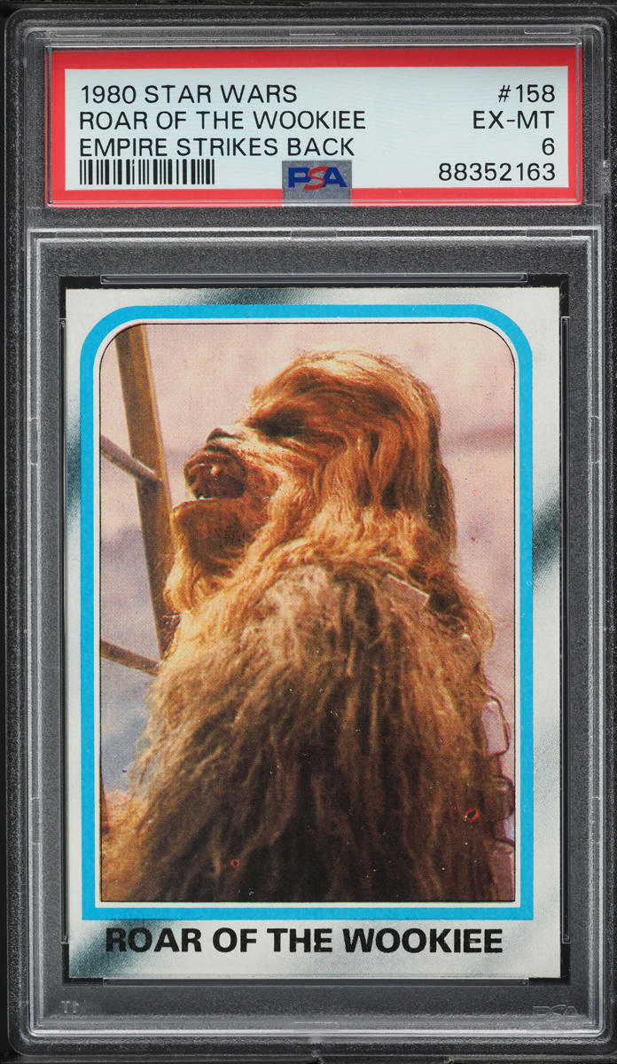 1980 Topps Star Wars Empire Strikes Back Roar Of The Wookiee #158 PSA 6 ...