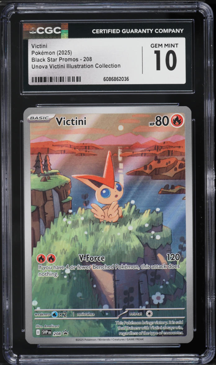 2025 Pokemon SV Promo Unova Illustration Collection Full Art Victini ...