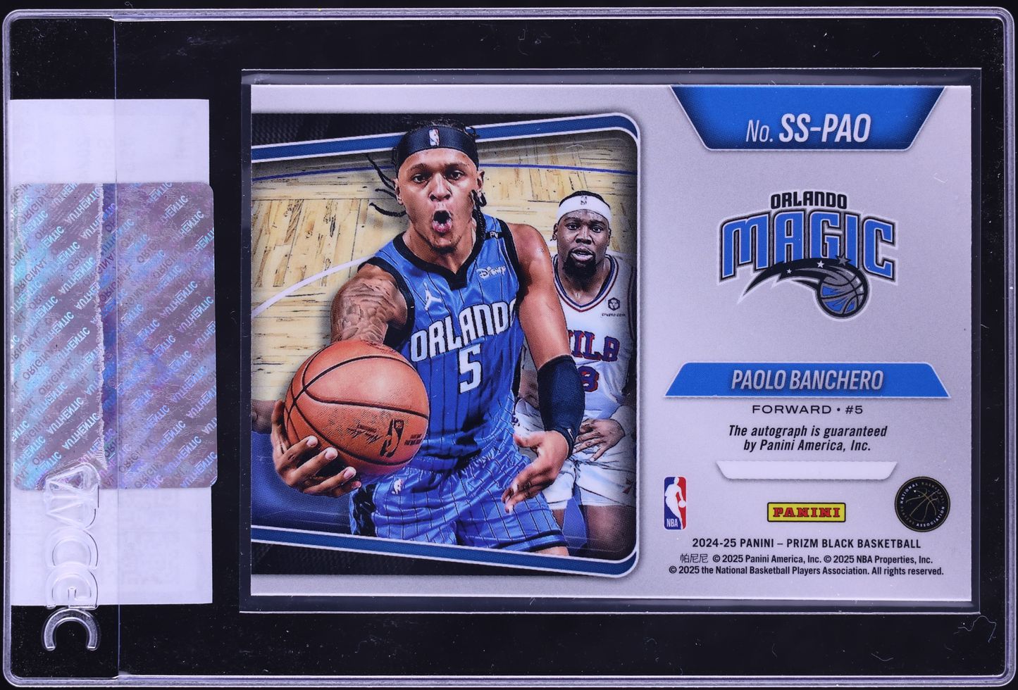 2024 Panini Prizm Black Sensational Paolo Banchero AUTO #SS-PAO CGC ...