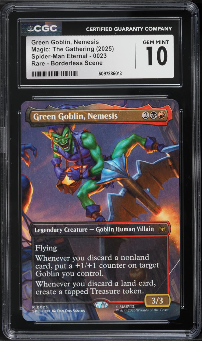 2025 Magic The Gathering Spider-Man Eternal Borderless Scene Green ...