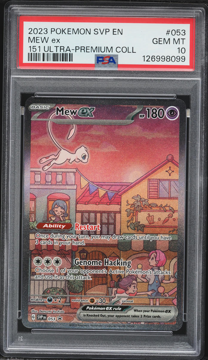 2023 Pokemon SV Promo 151 Ultra Premium Collection Full Art Mew EX #53 ...