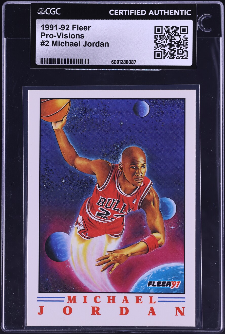 1991 Fleer Pro-Visions Michael Jordan #2 CGC AUTH on Fanatics Collect