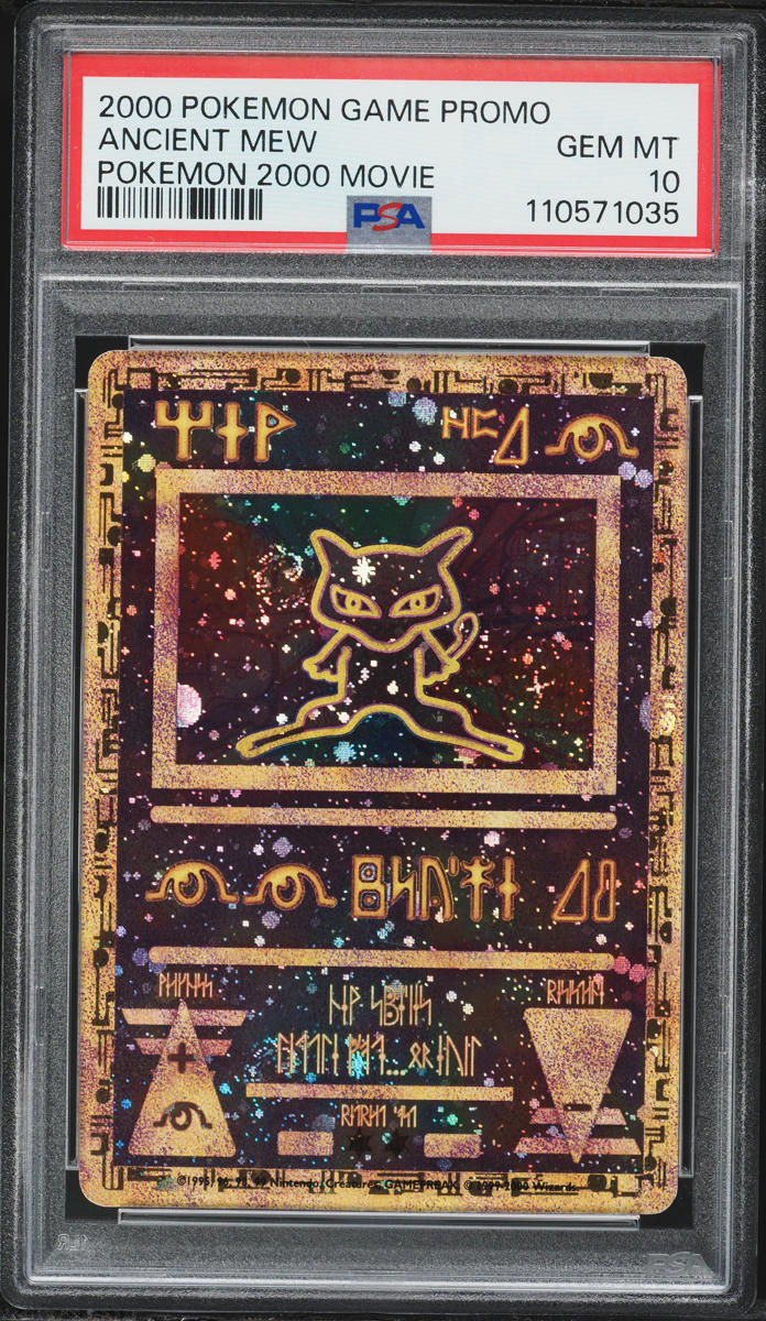 2000 Pokemon Movie Promo Ancient Mew PSA 10 GEM MINT on Fanatics Collect