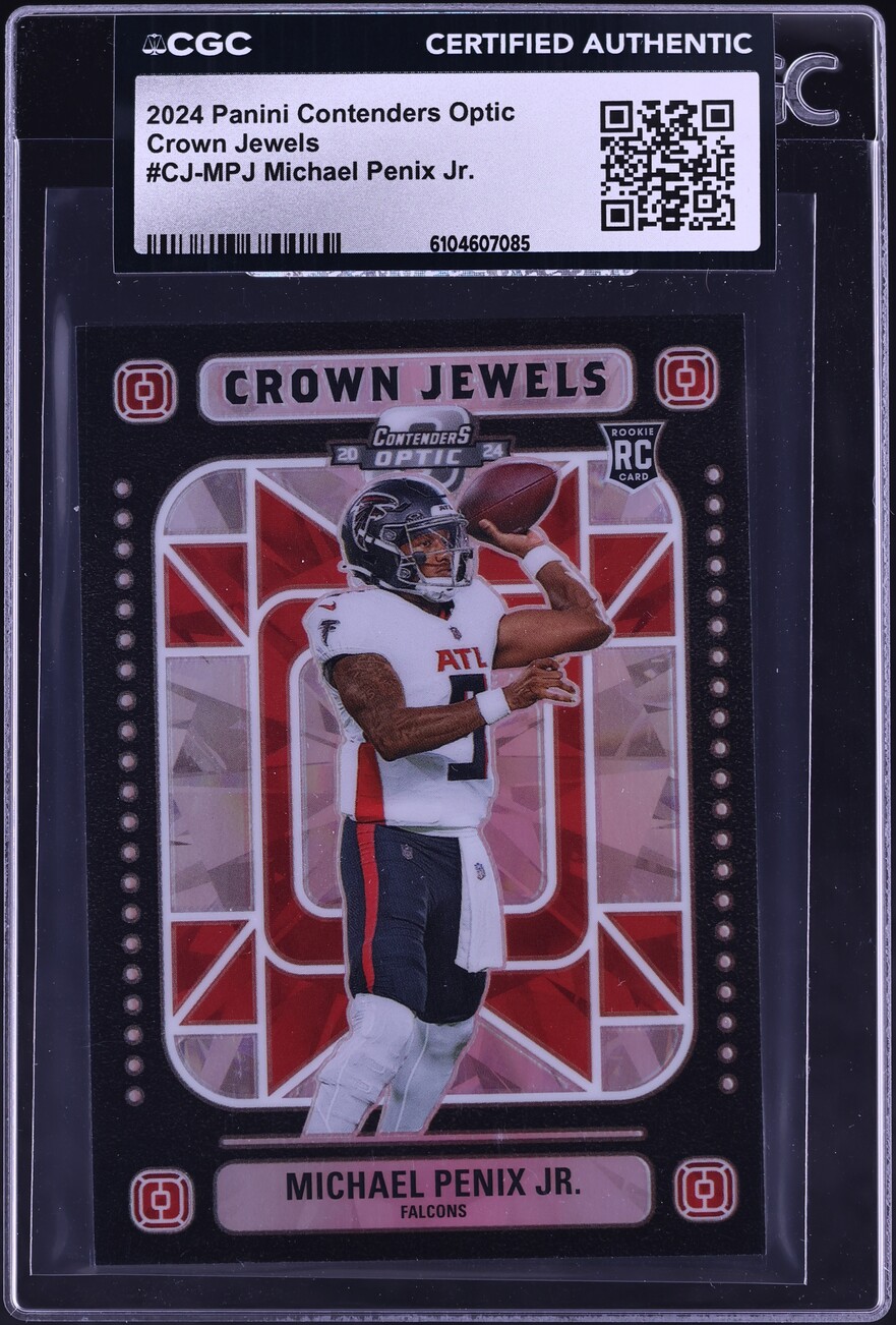 2024 Panini Contenders Optic Crown Jewels Michael Penix Jr. ROOKIE #CJ ...