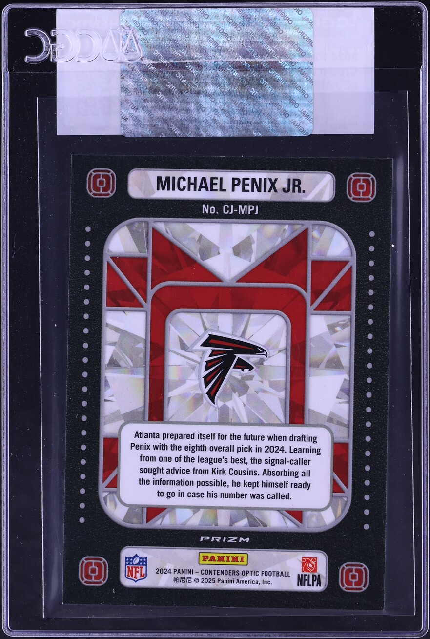 2024 Panini Contenders Optic Crown Jewels Michael Penix Jr. ROOKIE #CJ ...