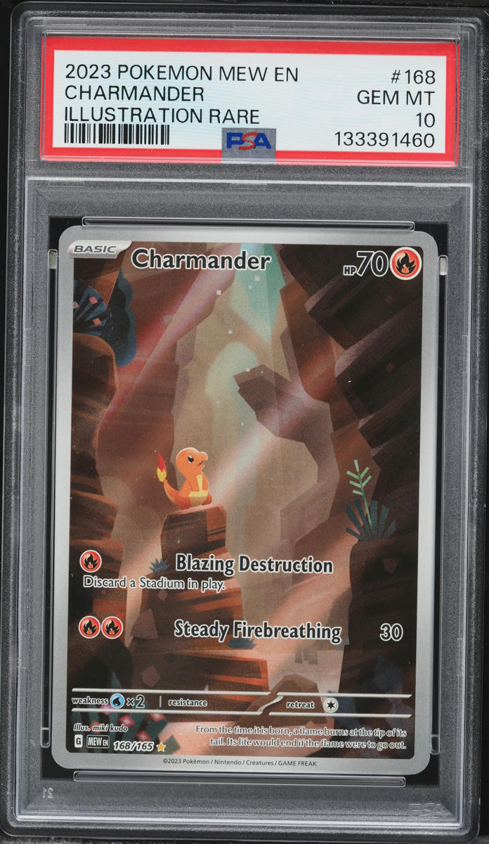 2023 Pokemon Scarlet & Violet 151 IR Charmander #168 PSA 10 GEM MINT on ...