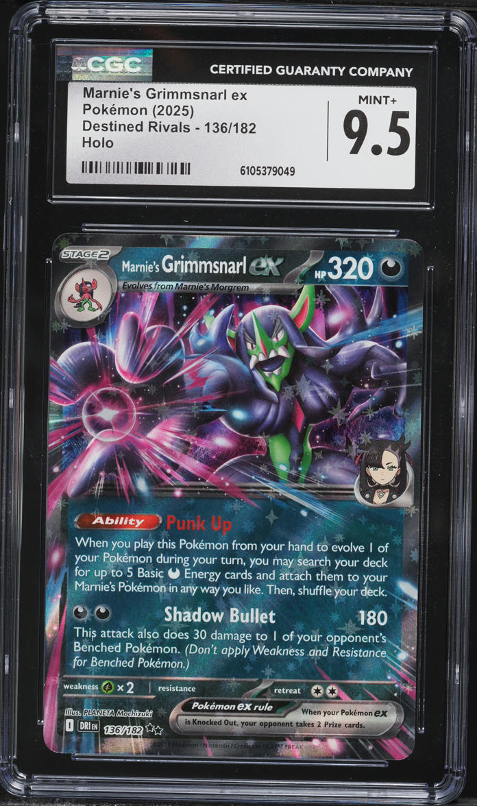 2025 Pokemon Scarlet & Violet Destined Rivals Holo Marnie's Grimmsnarl ...