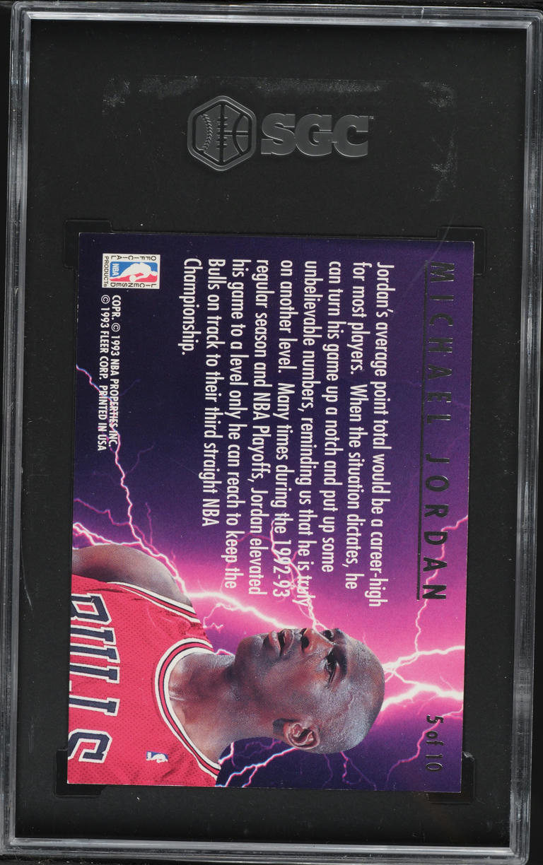1993 Ultra Scoring Kings Michael Jordan #5 SGC 7 NRMT on Fanatics Collect