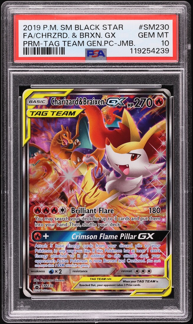 2019 Pokemon Sun & Moon Promo Tag Team Generations Full Art Charizard ...