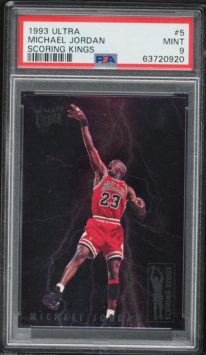 1993 Ultra Scoring Kings Michael Jordan #5 PSA 9 MINT on Fanatics Collect