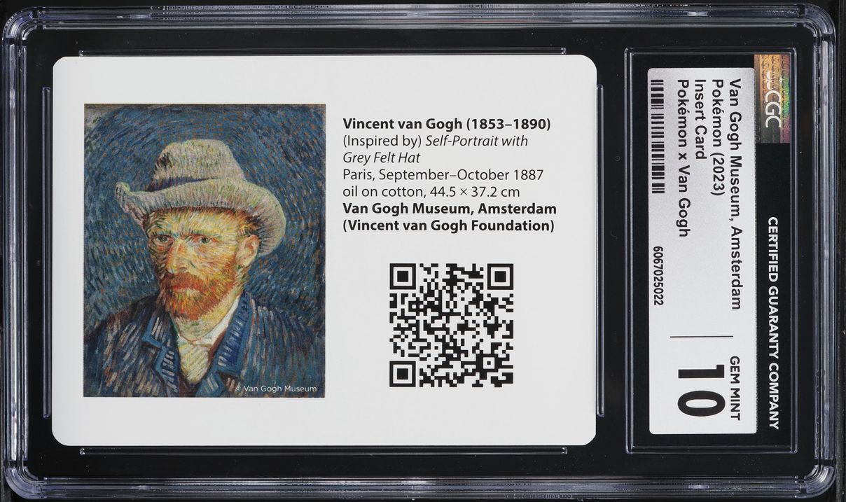2023 Pokemon X Van Gogh Museum Amsterdam Insert Card CGC 10 GEM MINT on ...