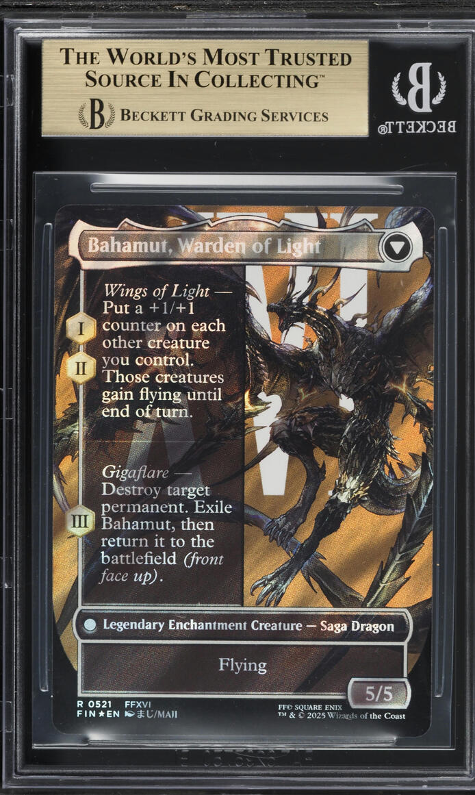 2025 MTG Final Fantasy Borderless Surge Foil Dion Bahamut's Dominant ...