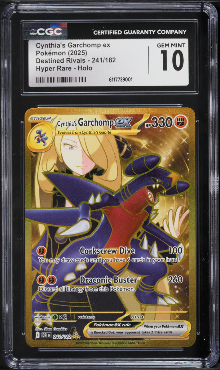 2025 Pokemon Scarlet & Violet Destined Rivals Gold Rare Cynthia's ...