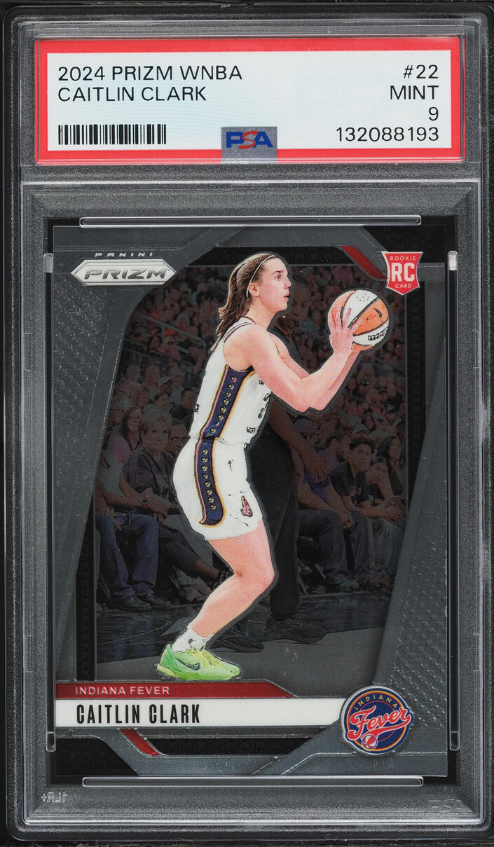 2024 Panini Prizm WNBA Caitlin Clark ROOKIE #22 PSA 9 MINT on Fanatics ...