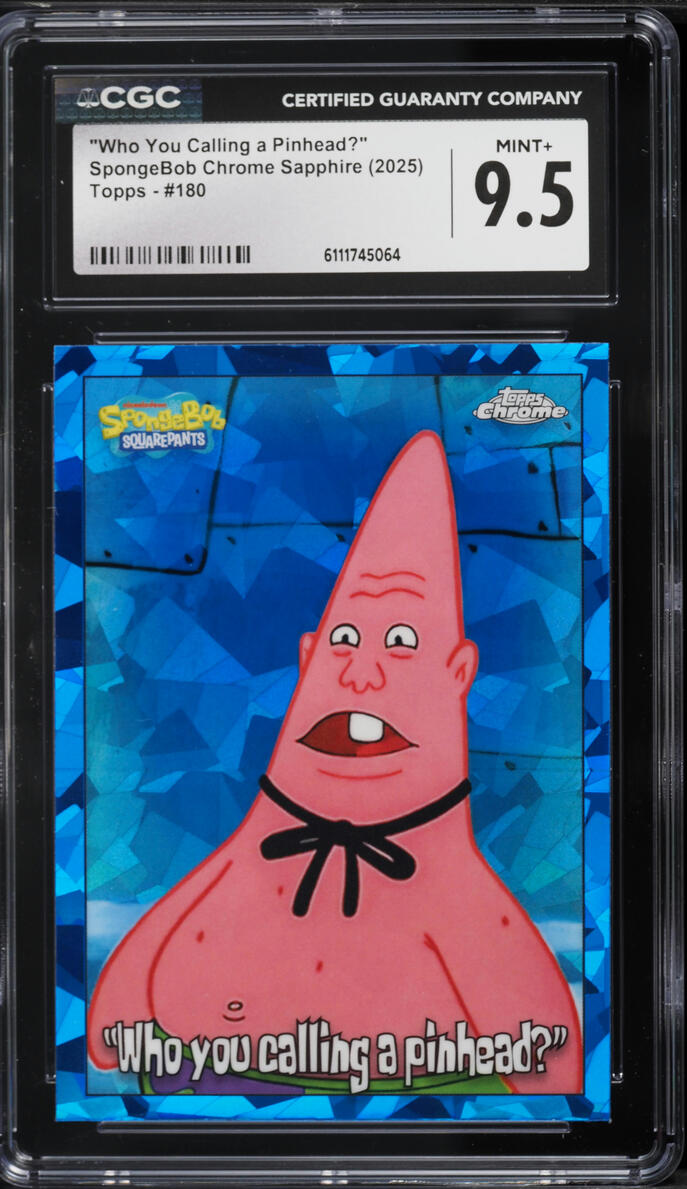2025 Topps Chrome Nickelodeon SpongeBob Sapphire Who You Calling A ...