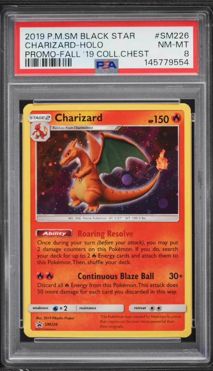 2019 Pokemon Sun & Moon Promo Fall Collector Chest Holo Charizard # ...