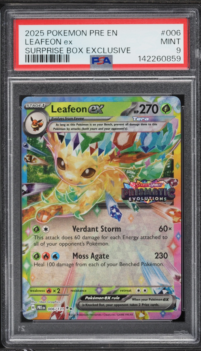 2025 Pokemon SV Prismatic Evolutions Surprise Box Exclusive Holo ...