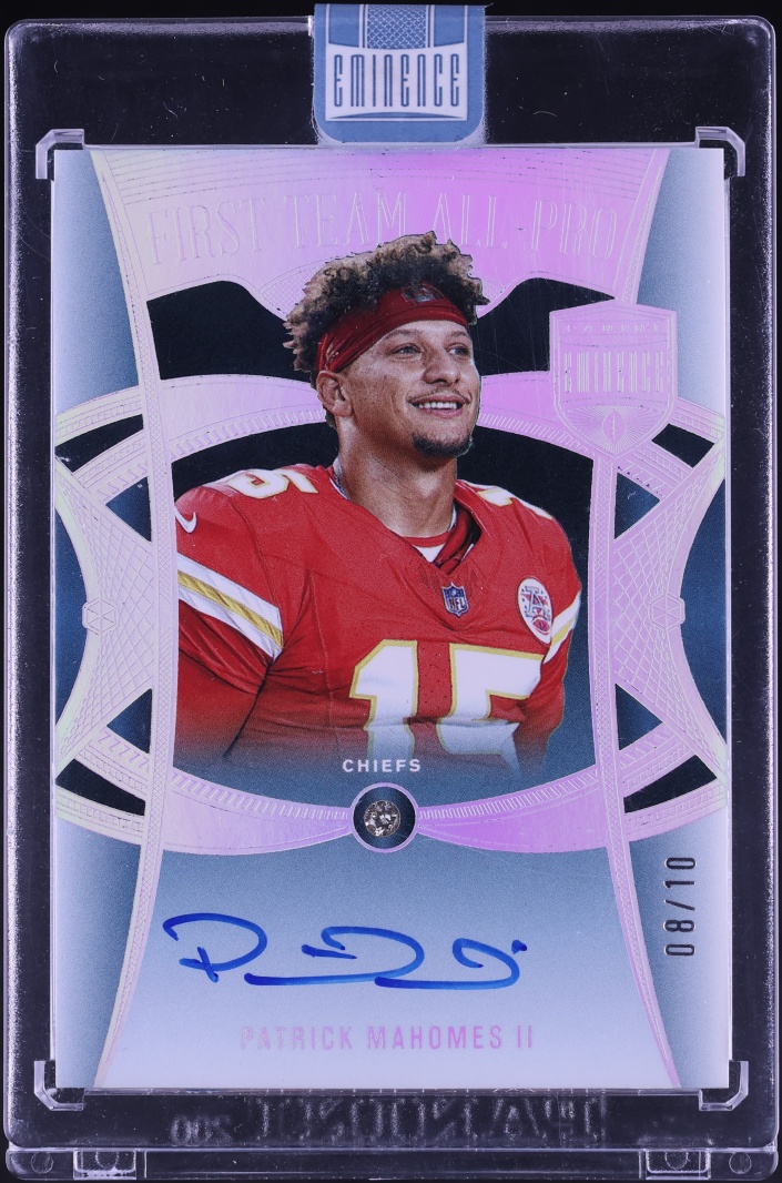 2024 Panini Eminence First Team All-Pro Diamond Gems Patrick Mahomes II ...