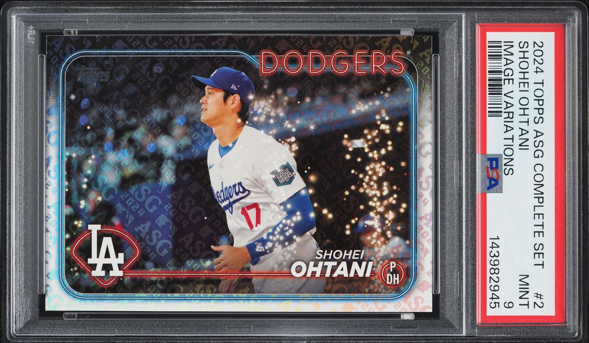 2024 Topps ASG Complete Set Image Variations Shohei Ohtani #2 PSA 9 ...