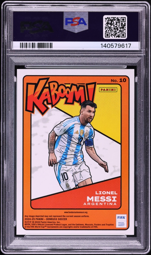 2024 Donruss FIFA Kaboom! Lionel Messi #10 PSA 10 GEM MINT on Fanatics ...