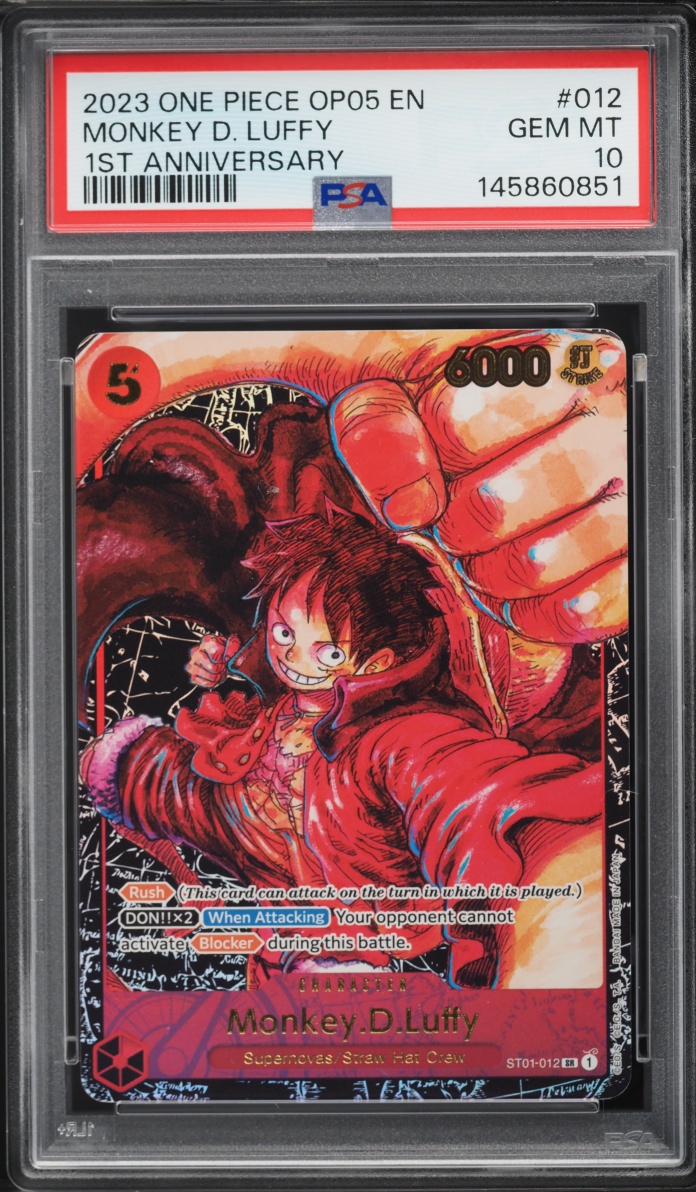 2023 One Piece Awakening Of The New Era 1st Anniversary SR Monkey D ...