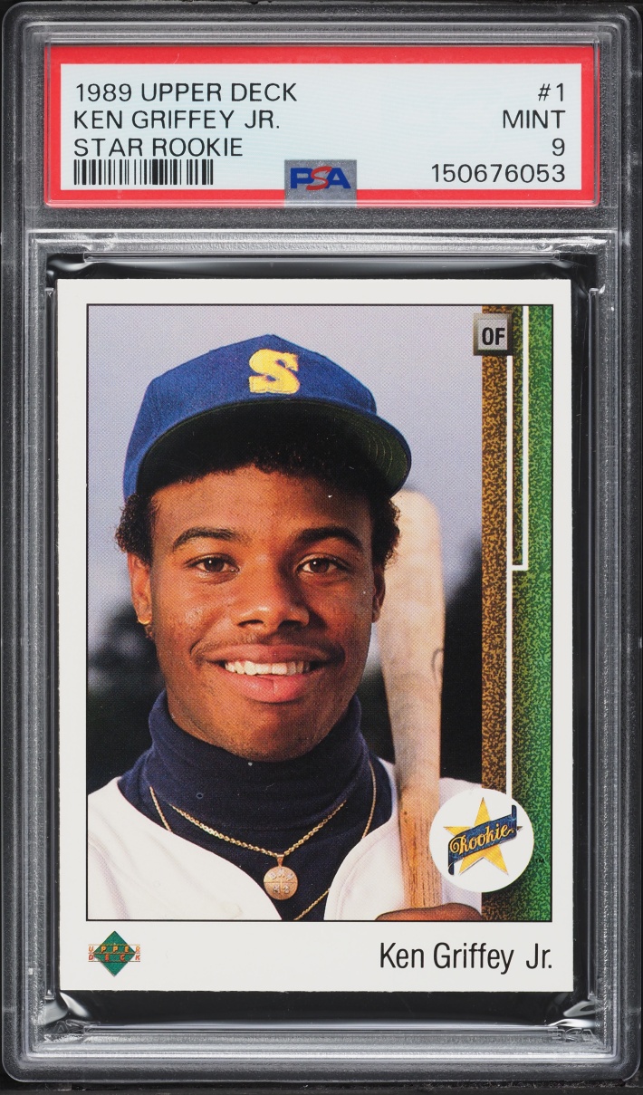 1989 Upper Deck Star Ken Griffey Jr. ROOKIE #1 PSA 9 MINT on Fanatics ...