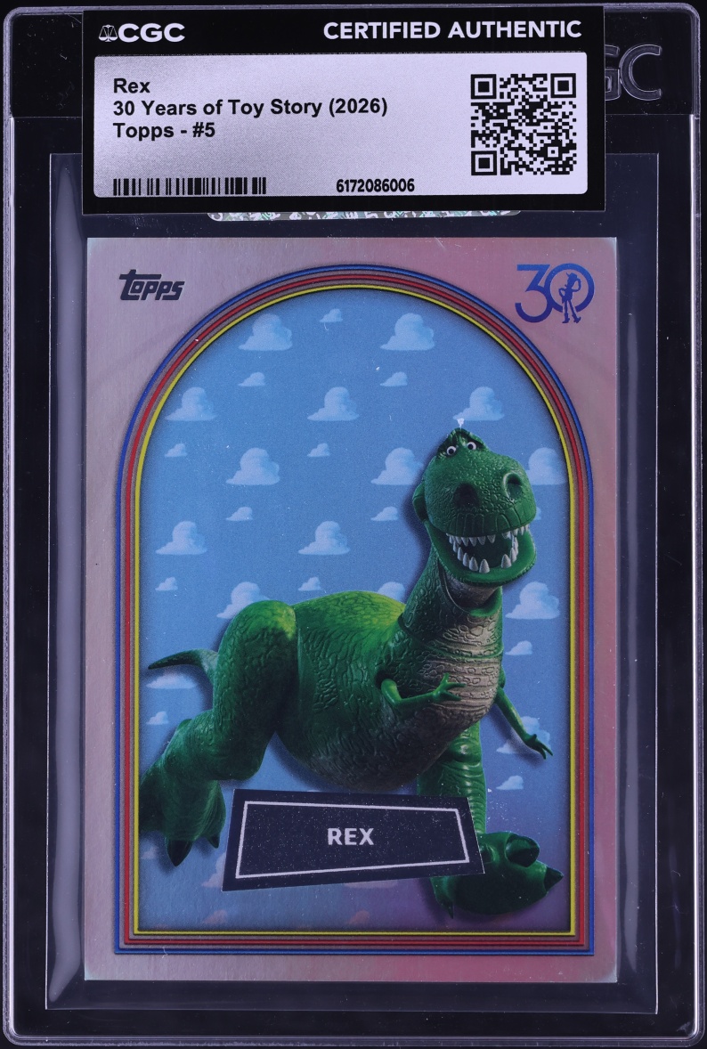 2026 Disney 30 Years Of Toy Story Rex #5 CGC AUTH on Fanatics Collect