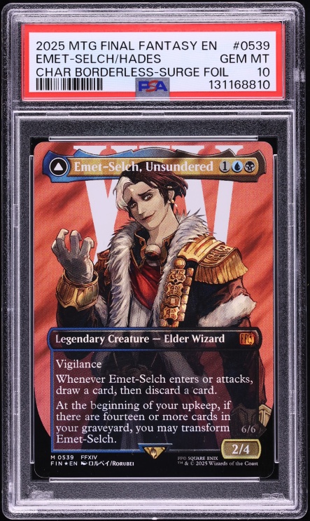 2025 Magic The Gathering MTG Final Fantasy Borderless Surge Foil Emet ...