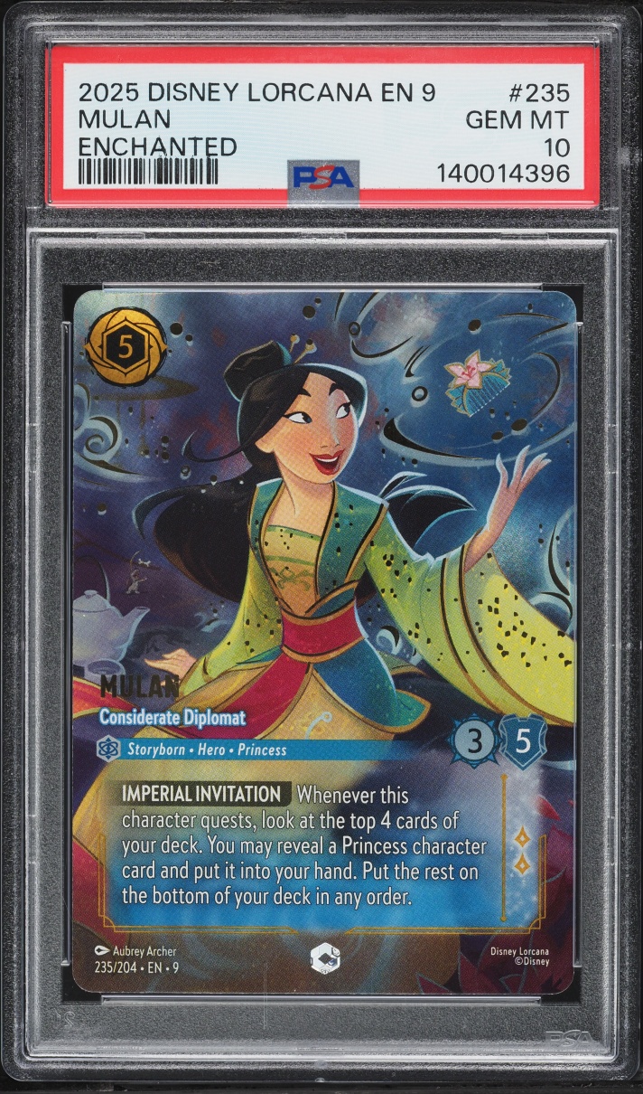 2025 Disney Lorcana Fabled Enchanted Mulan Considerate Diplomat #235 ...