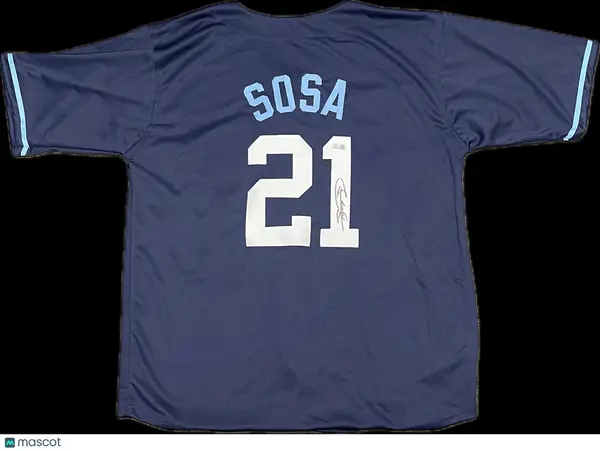 Sammy Sosa Signed Chicago Cubs Jersey BAS on Fanatics Collect