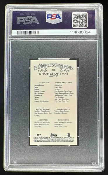2018 Topps Allen & Ginter Mini #100 Shohei Ohtani RC PSA 10 on Fanatics ...