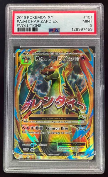 charizard evolutions psa 9